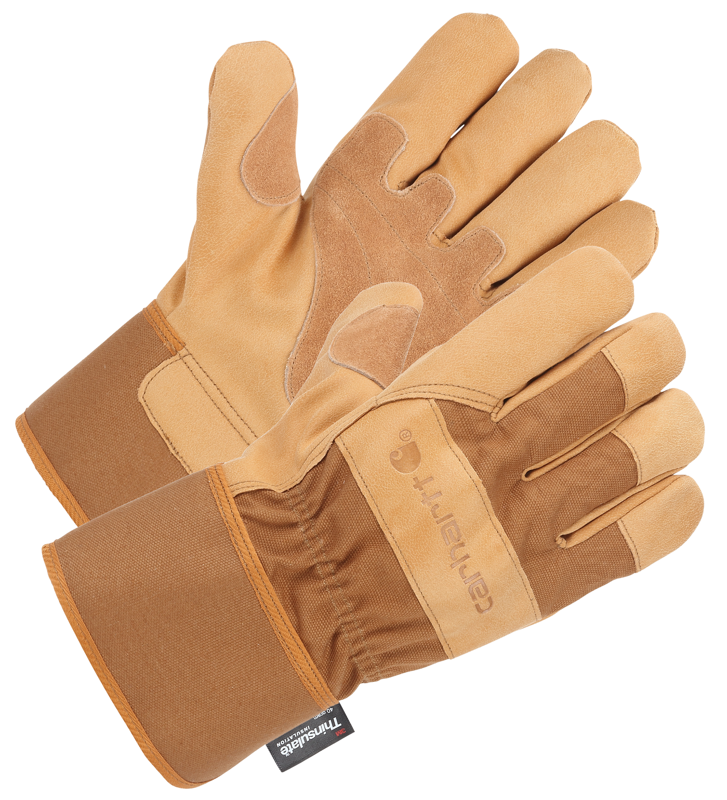 Carhartt Insulated Grain Leather Safety-Cuff Work Gloves for Men | Cabela's